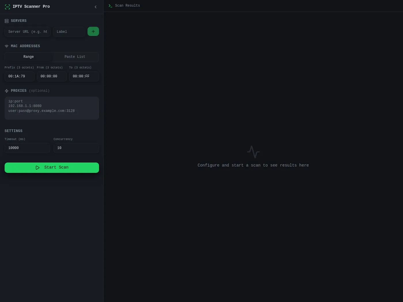 IPTV Scanner Pro