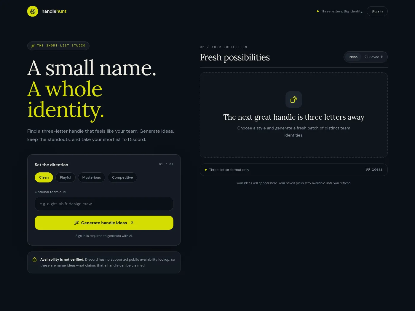 Discord Handle Hunter