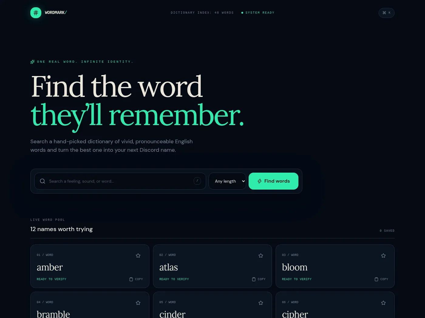 Discord Word Checker