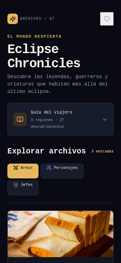 Eclipse Chronicles App