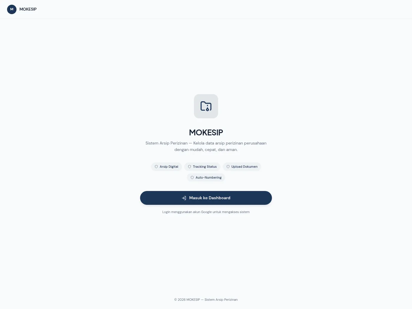 MOKESIP Dashboard Pro