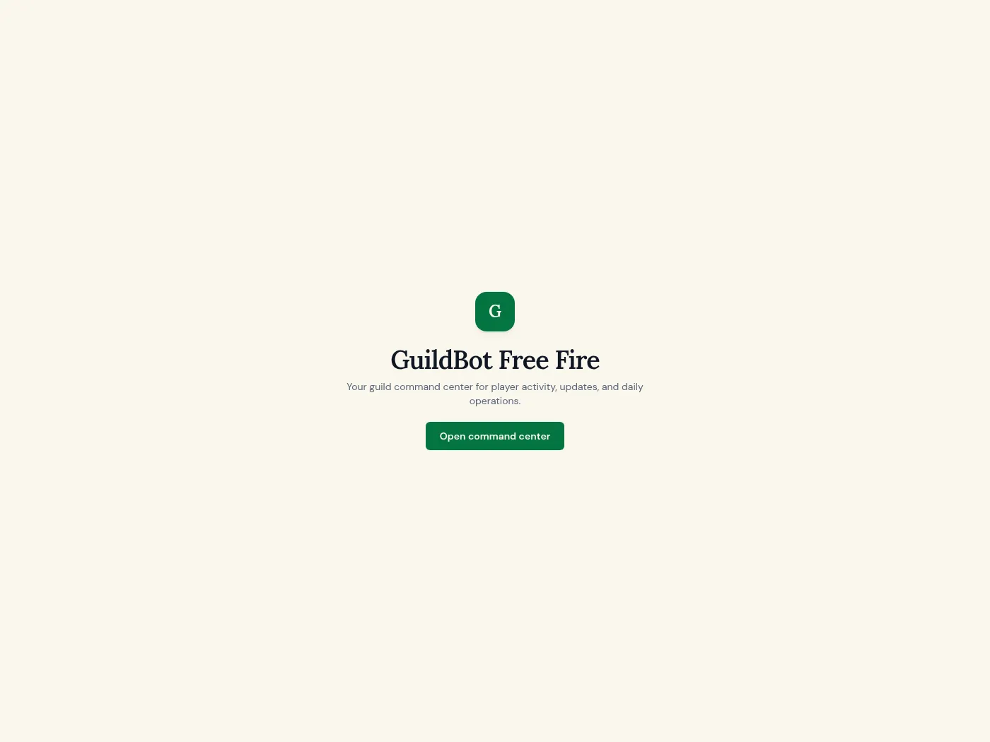 GuildBot Free Fire