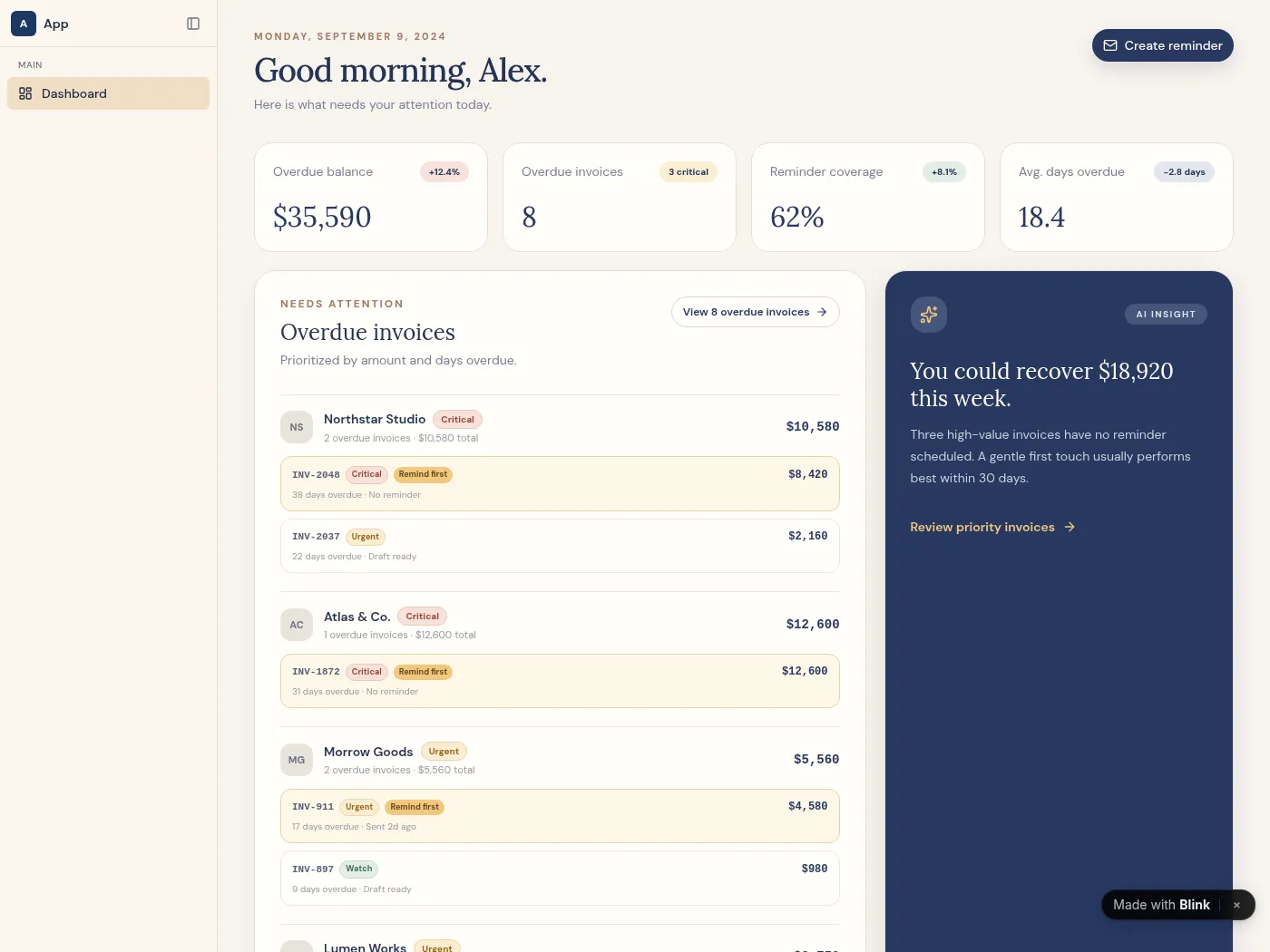 InvoiceReminder Pro