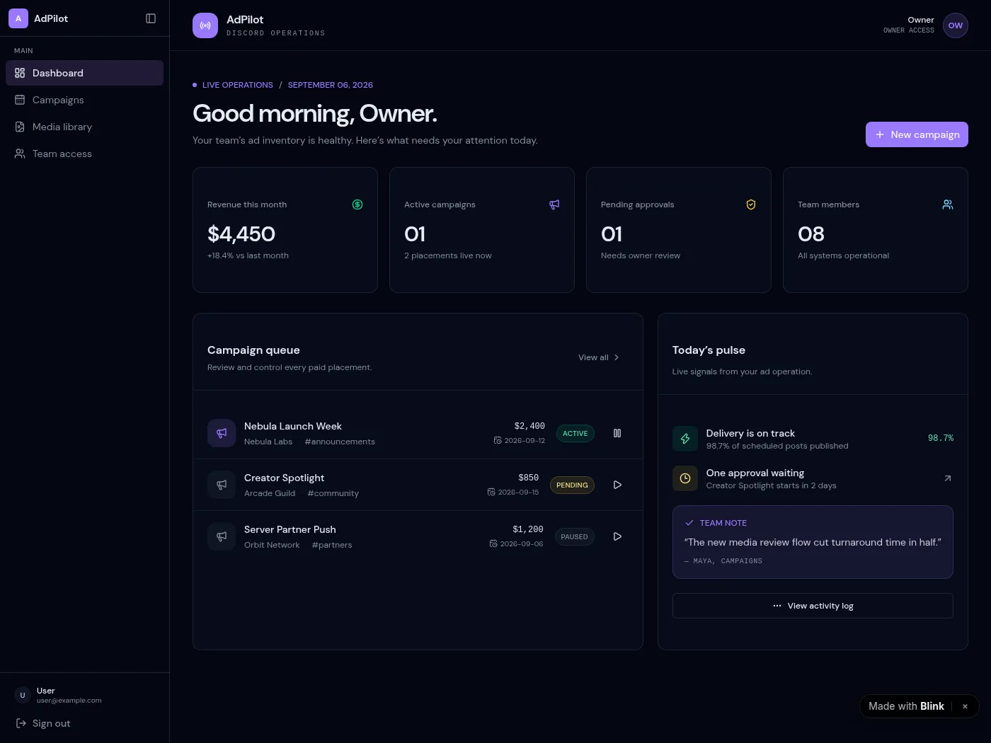 Discord Ad Manager