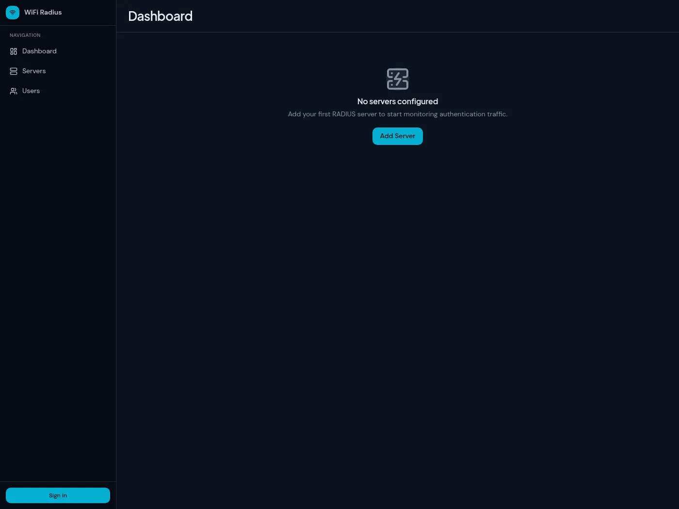 WiFi Radius Manager