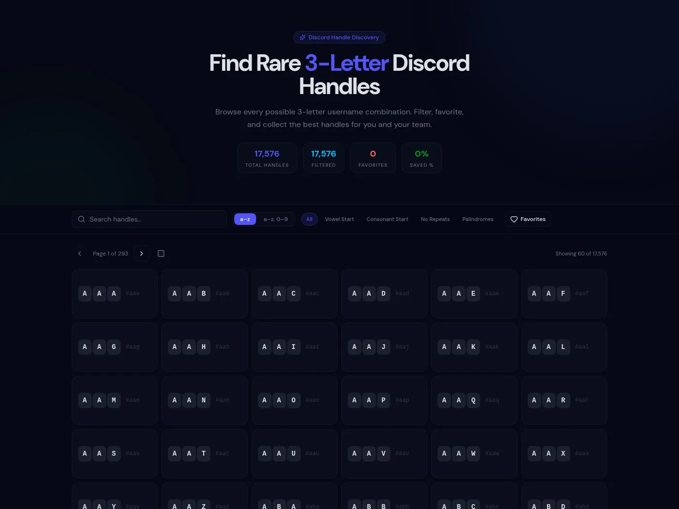 Discord Handle Hunter