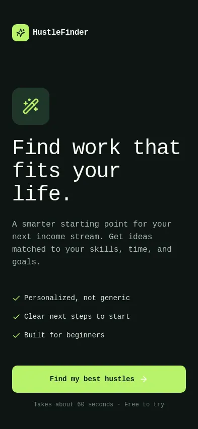 HustleFinder AI