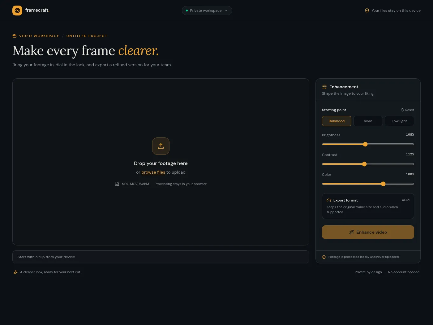 AI Video Enhancer