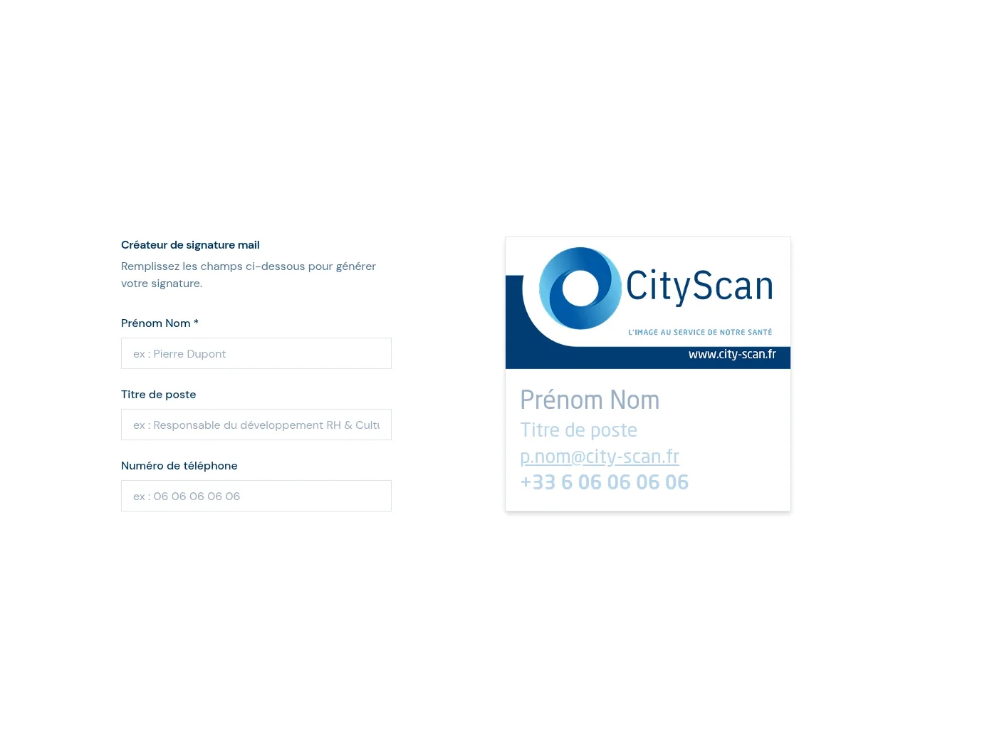 EasyMail Signature Builder