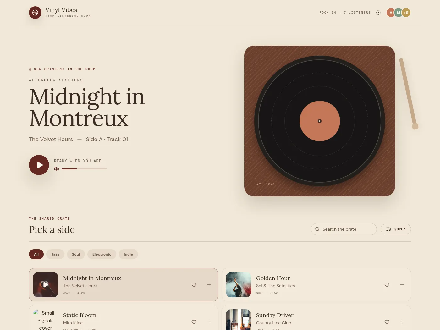 Vinyl Vibes Player