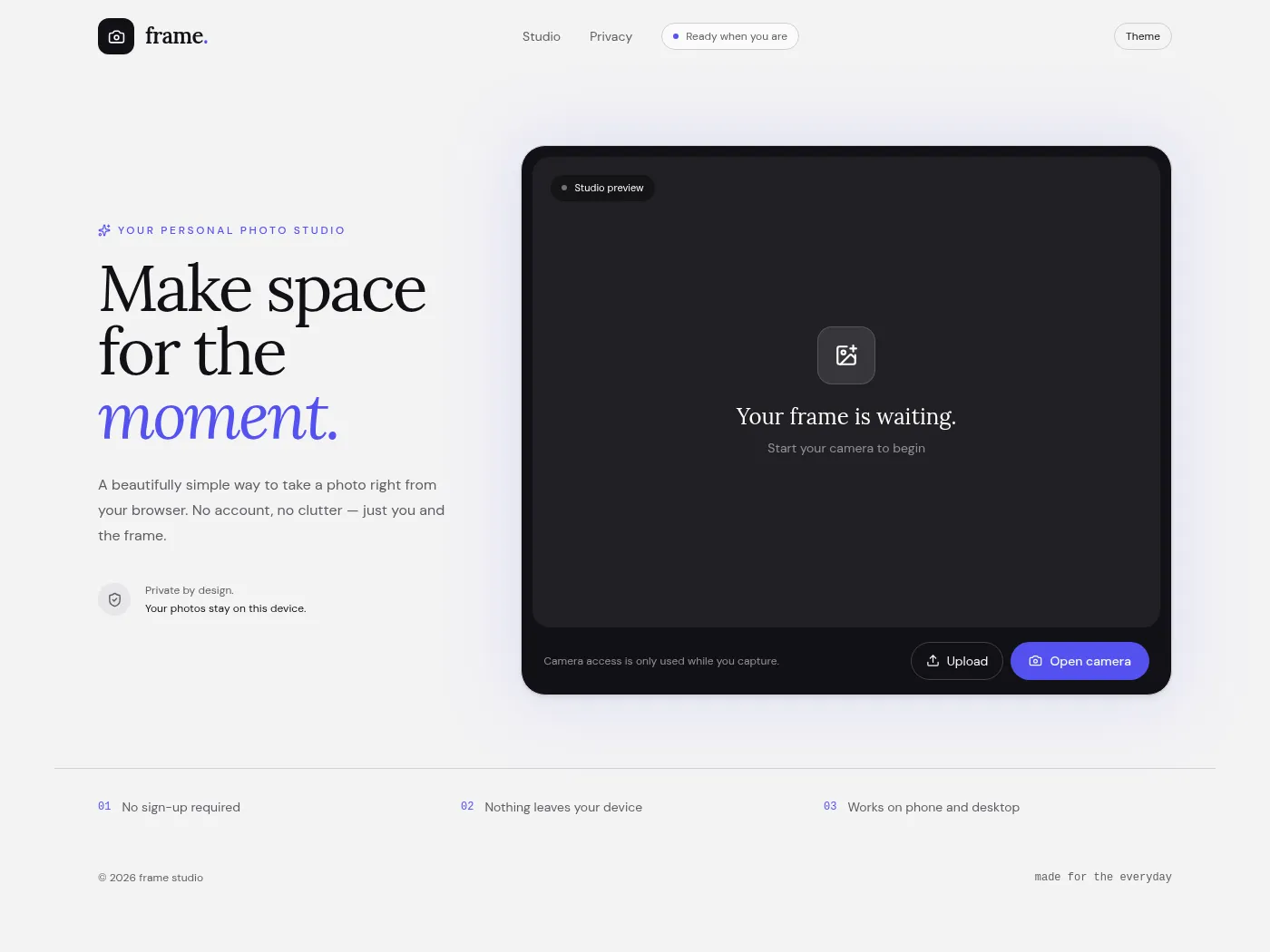 Modern Photo UI