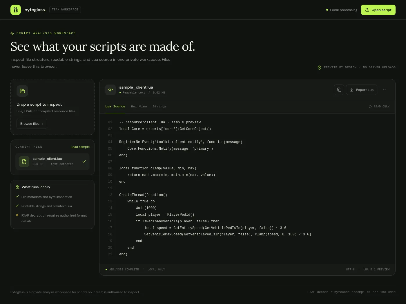FiveM Lua Decrypt Toolkit