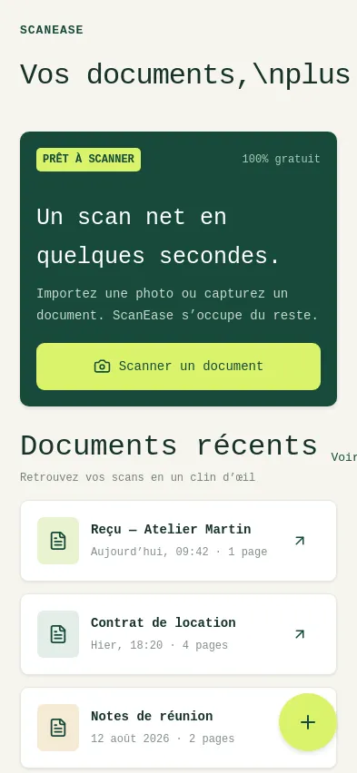 ScanEase Mobile