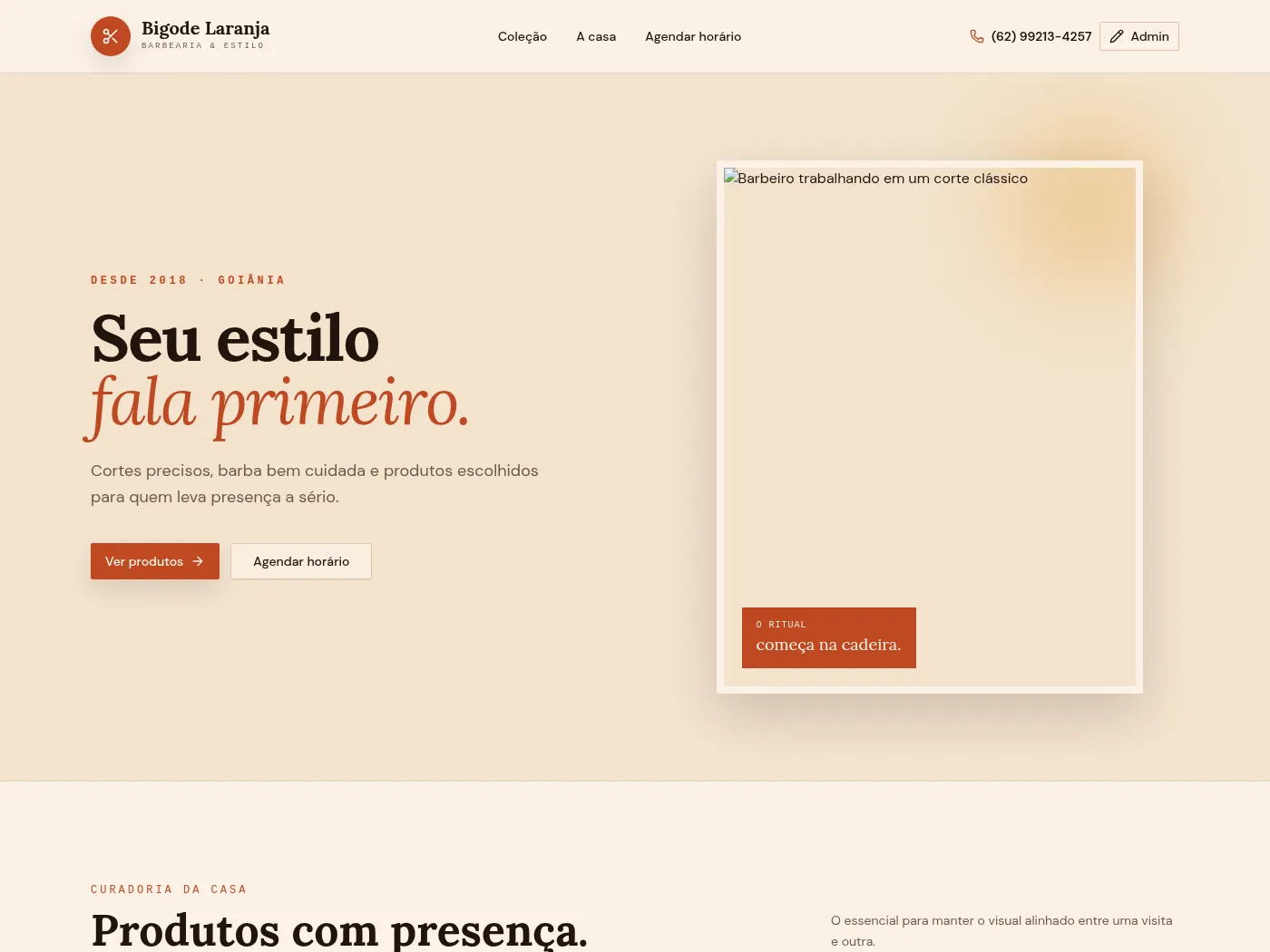Bigode Laranja Shop