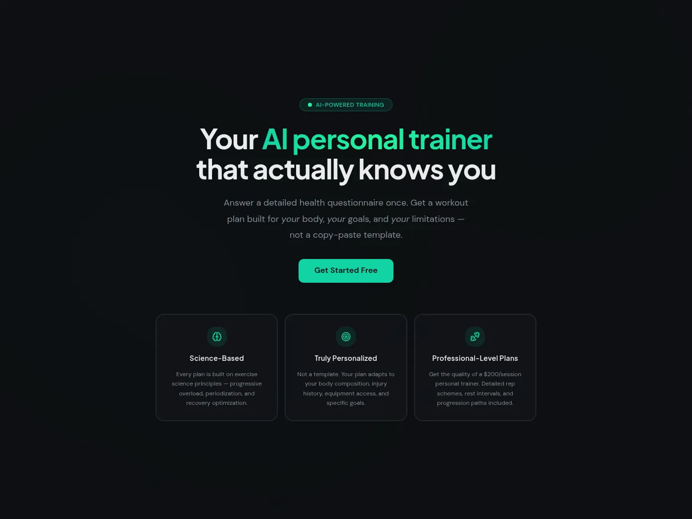 Smart Training Prescriber