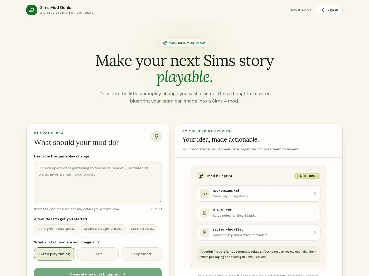 Sims Mod Genie