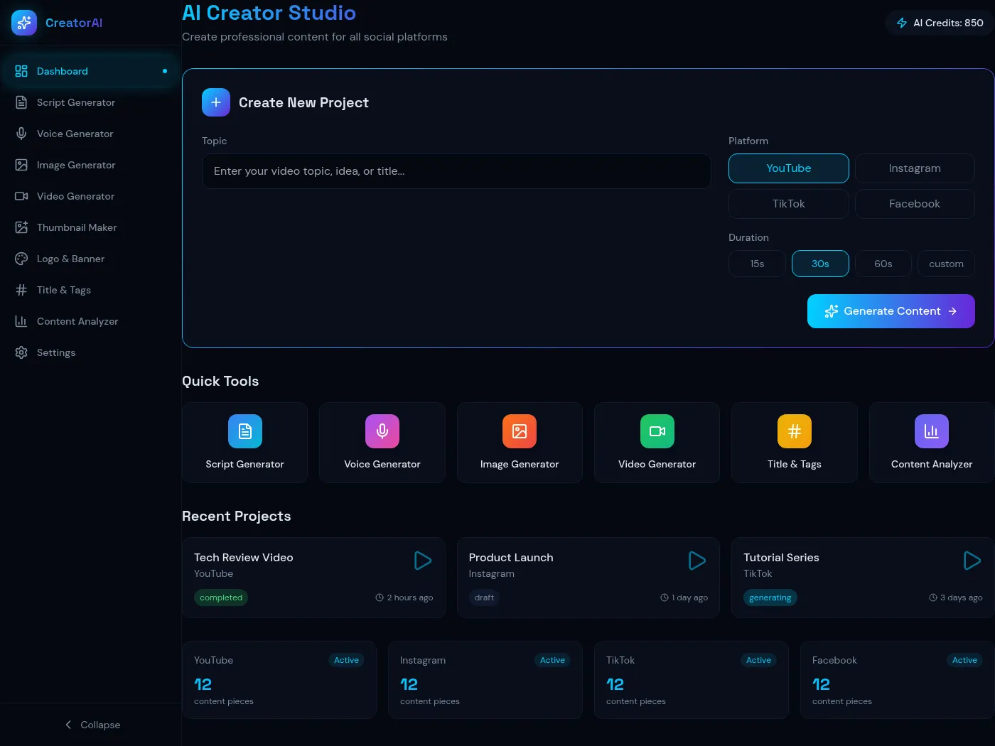 CreatorAI Studio