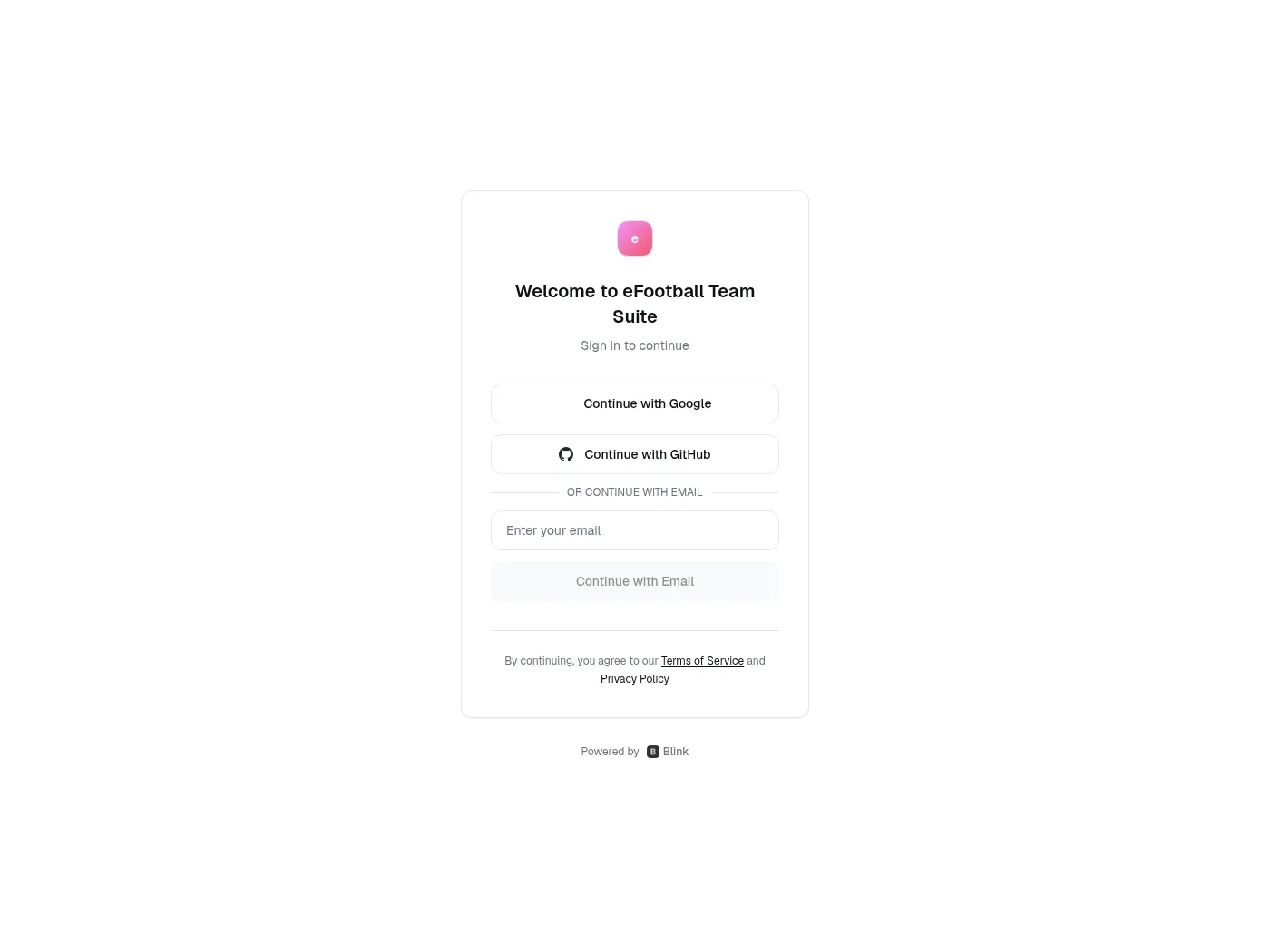 eFootball Team Suite