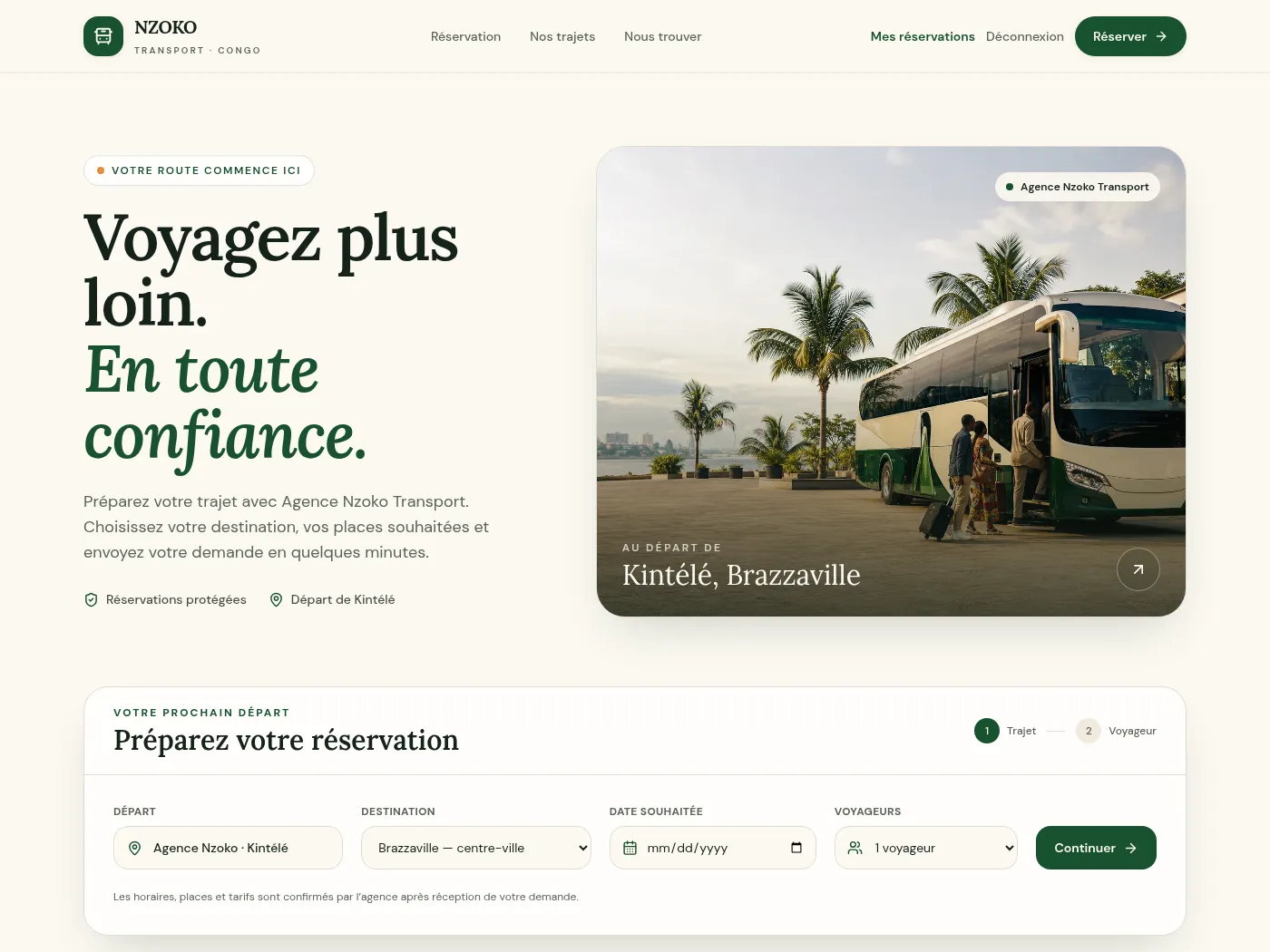 Nzoko Ticket Booking