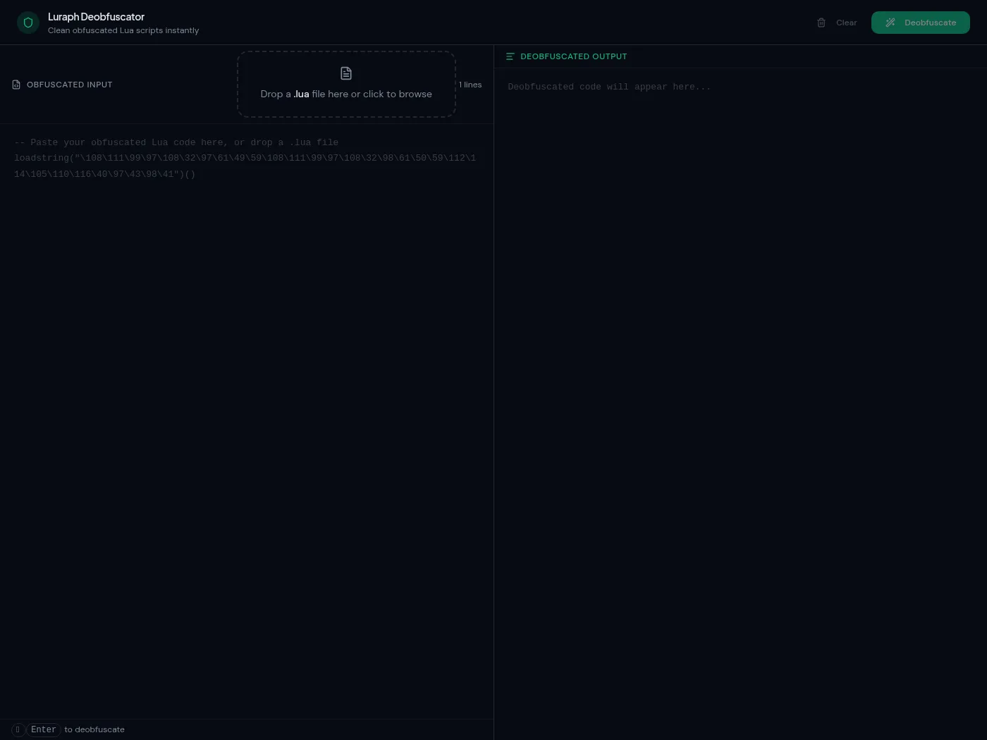 Luraph Deobfuscator