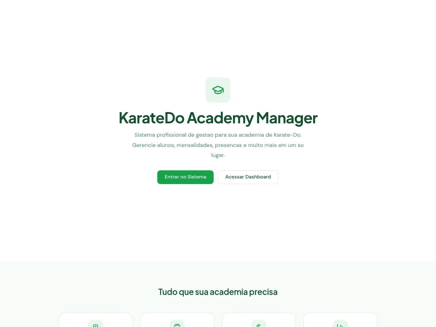 KarateDo Academy Manager
