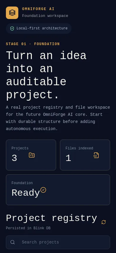 OmniForge AI Foundation