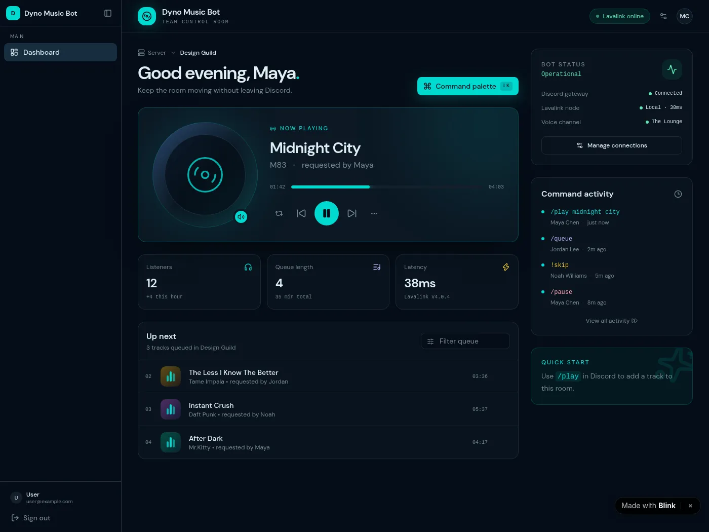 Dyno Music Bot