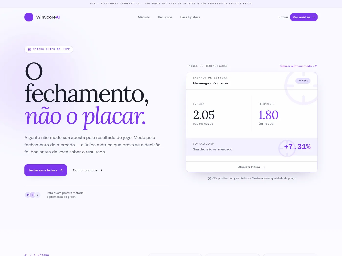 WinScoreAI - Análise Esportiva