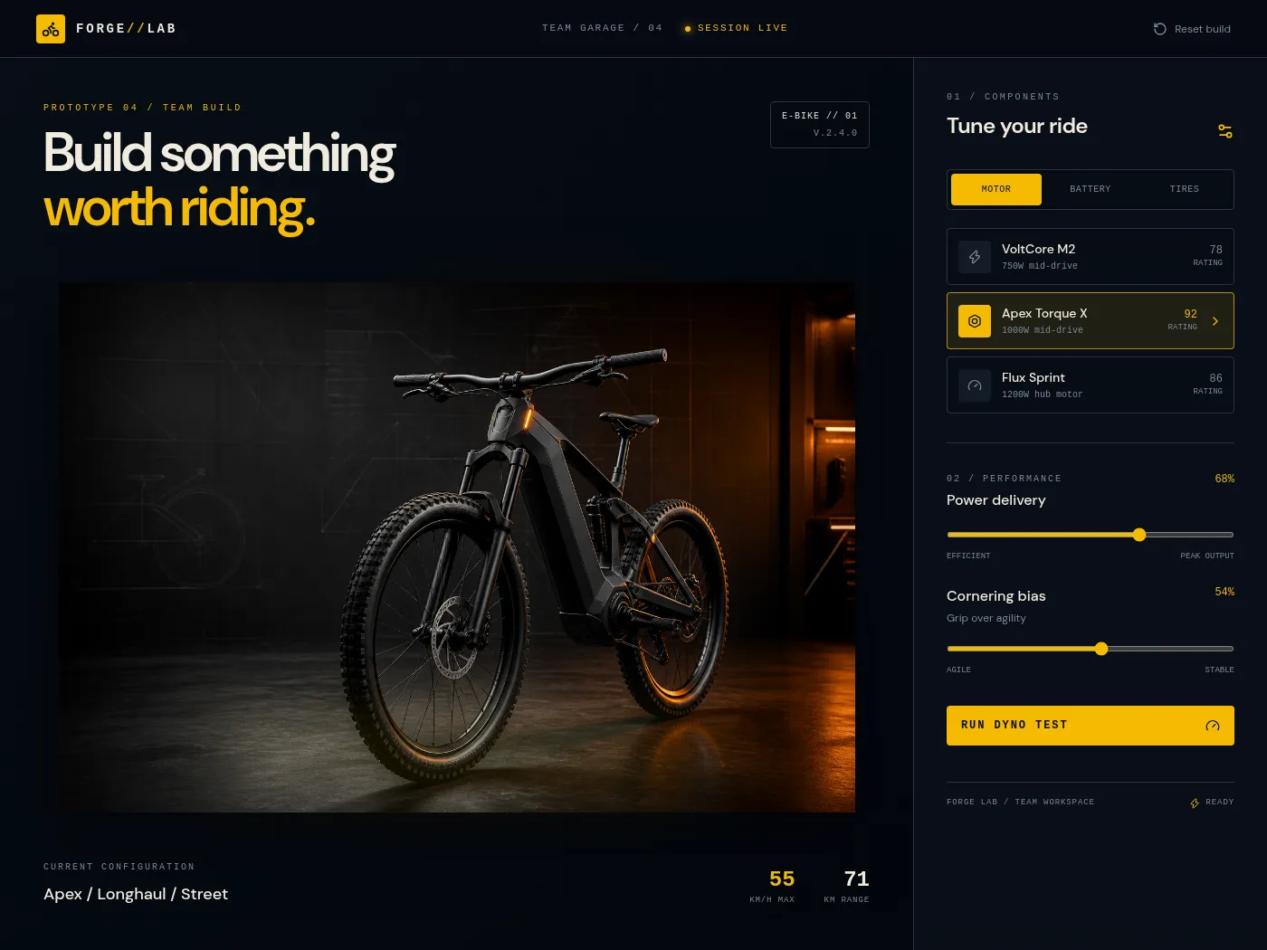 E-Bike Builder Game