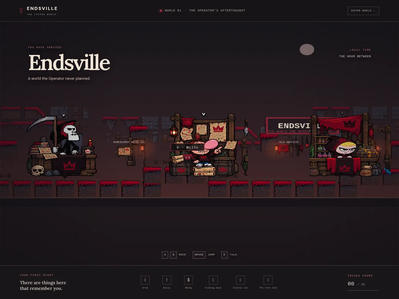 Endsville Hub World