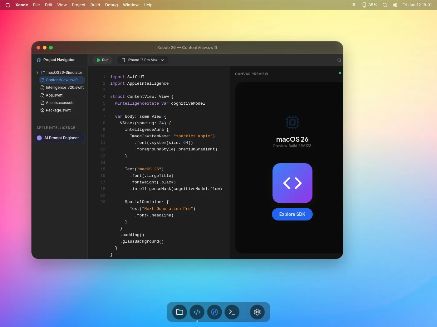 macOS 26 Simulator
