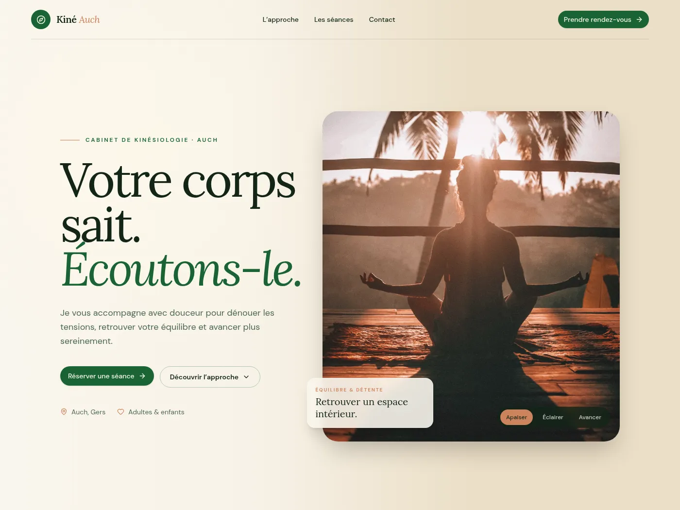 Kiné Auch Web Présence