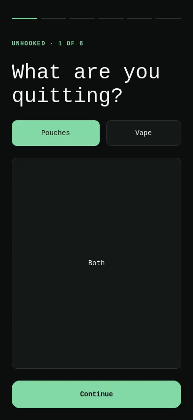 Unhooked Quit App