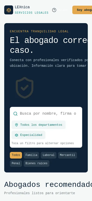 Legal Match Nicaragua