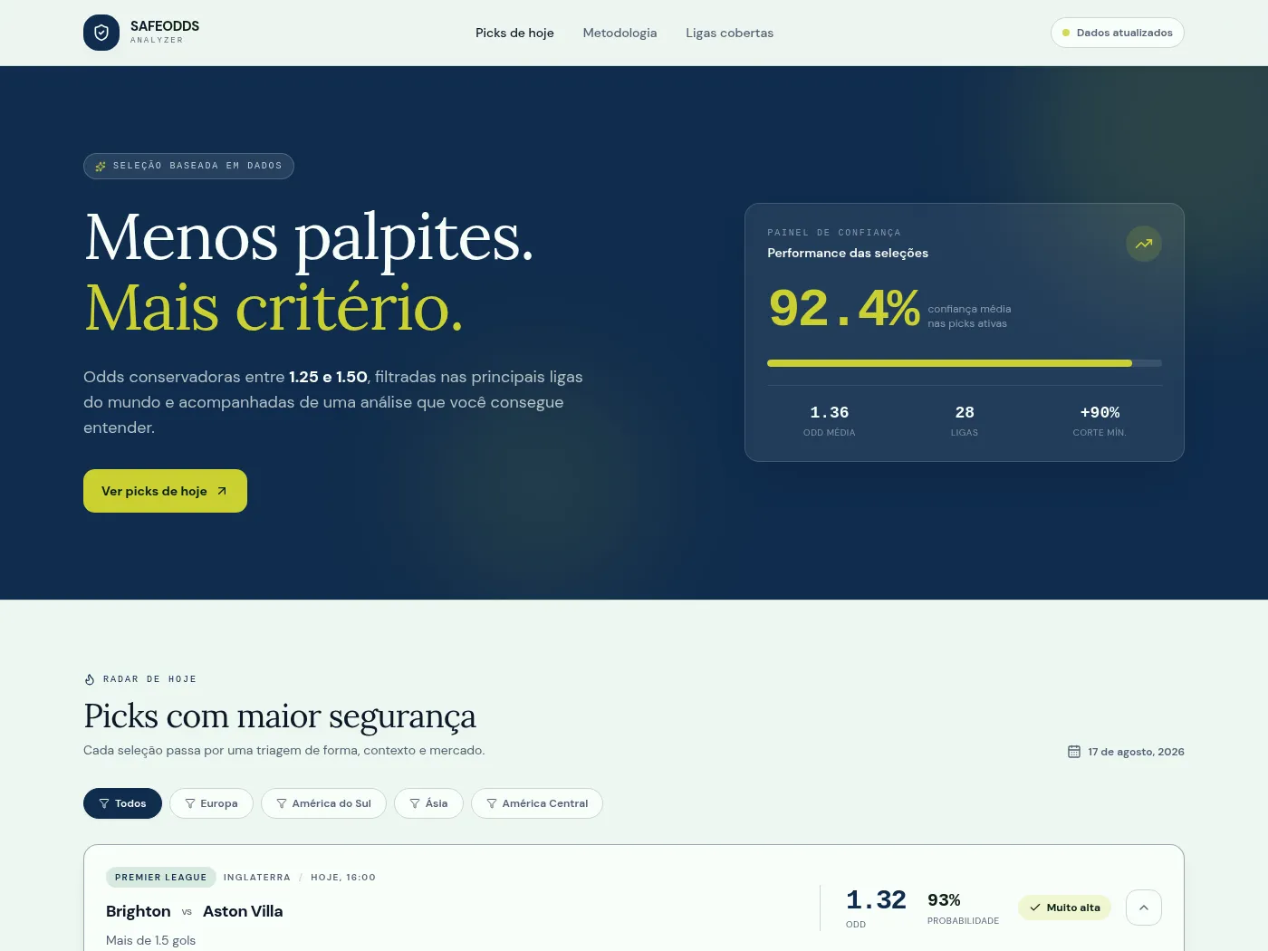 SafeOdds Analyzer