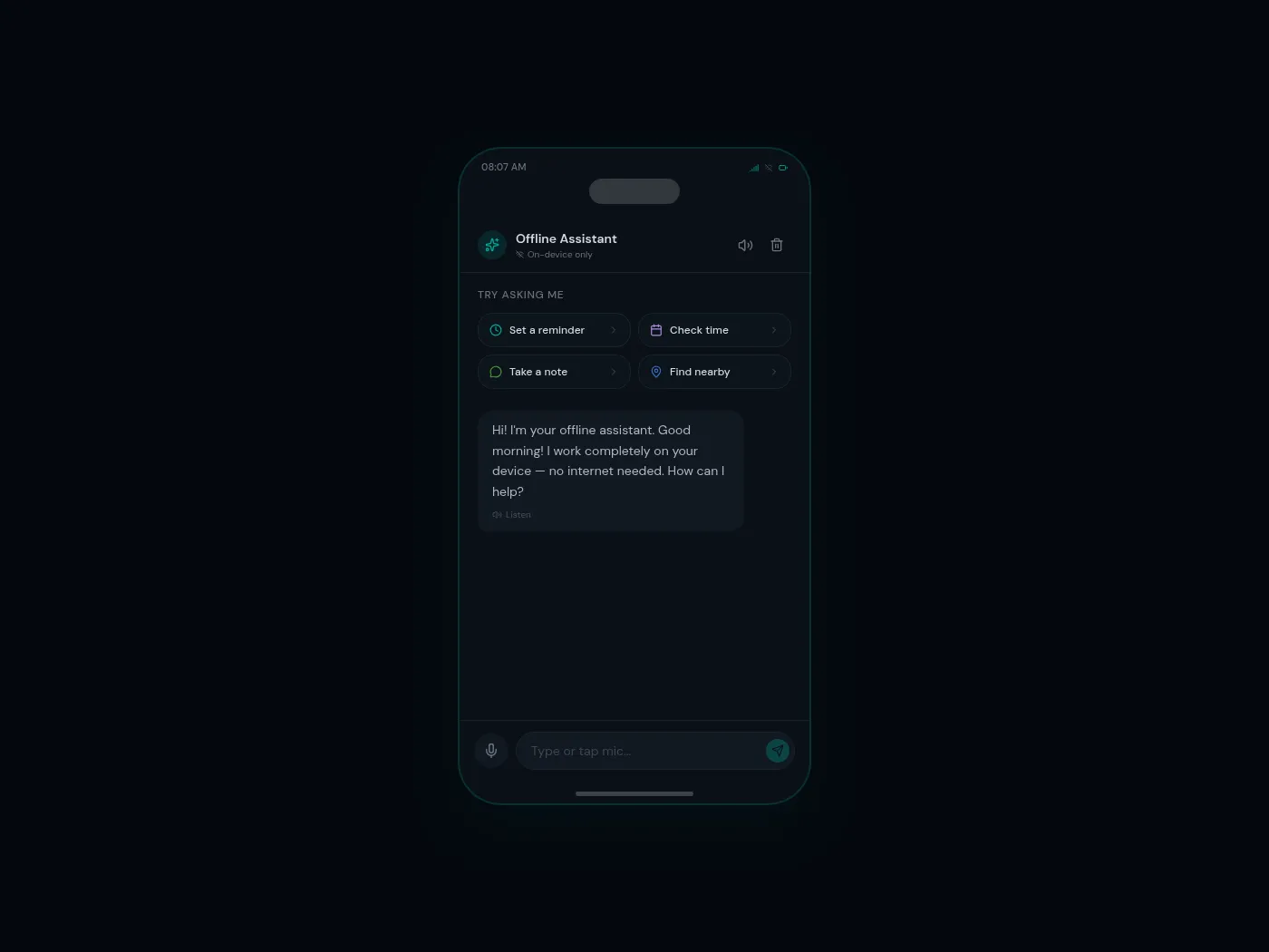 Offline Phone Assistant