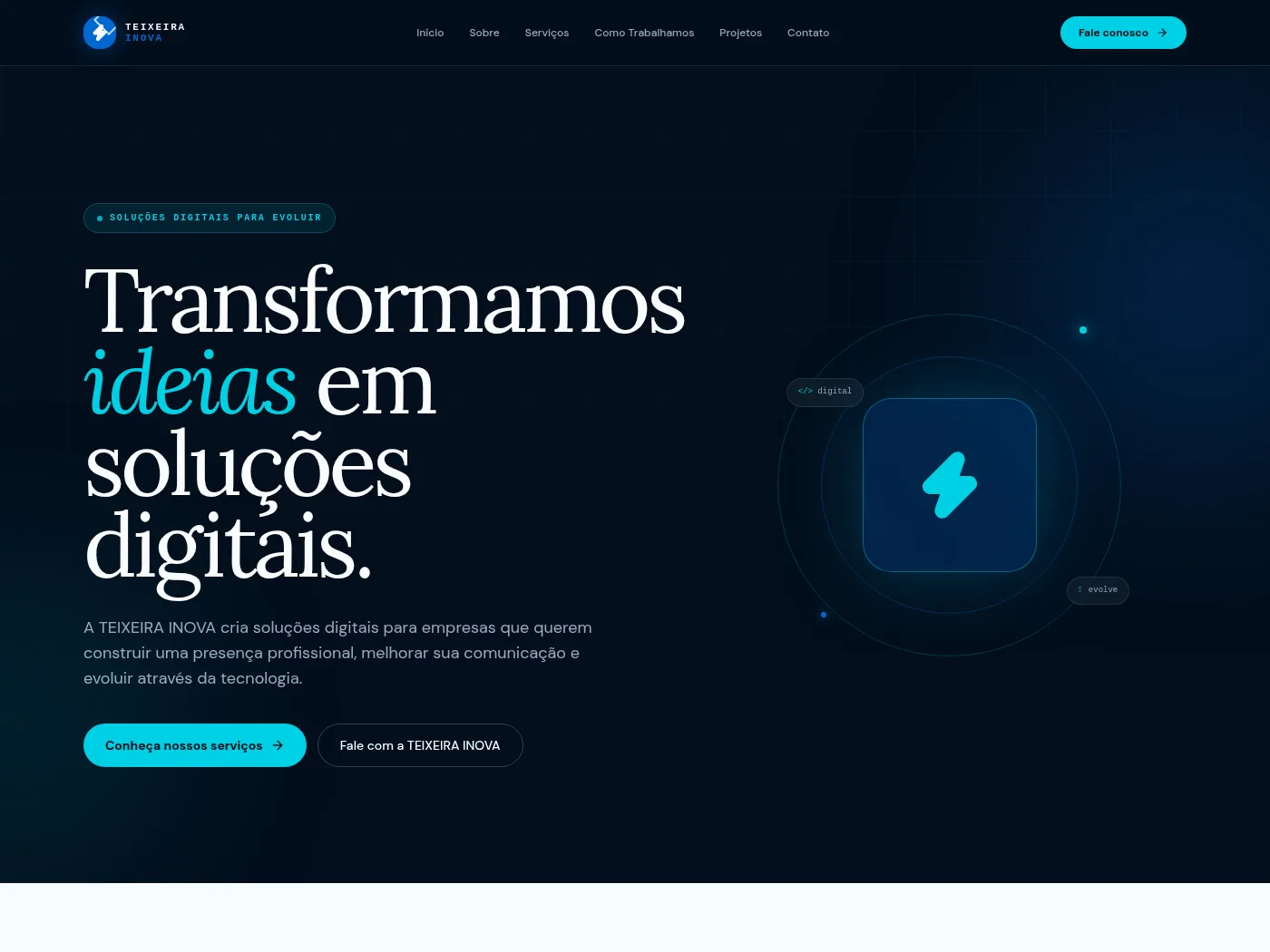 TEIXEIRA INOVA Site