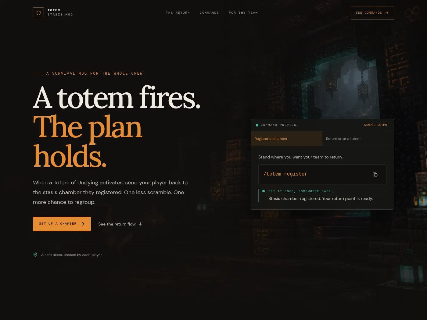 Totem Stasis Mod