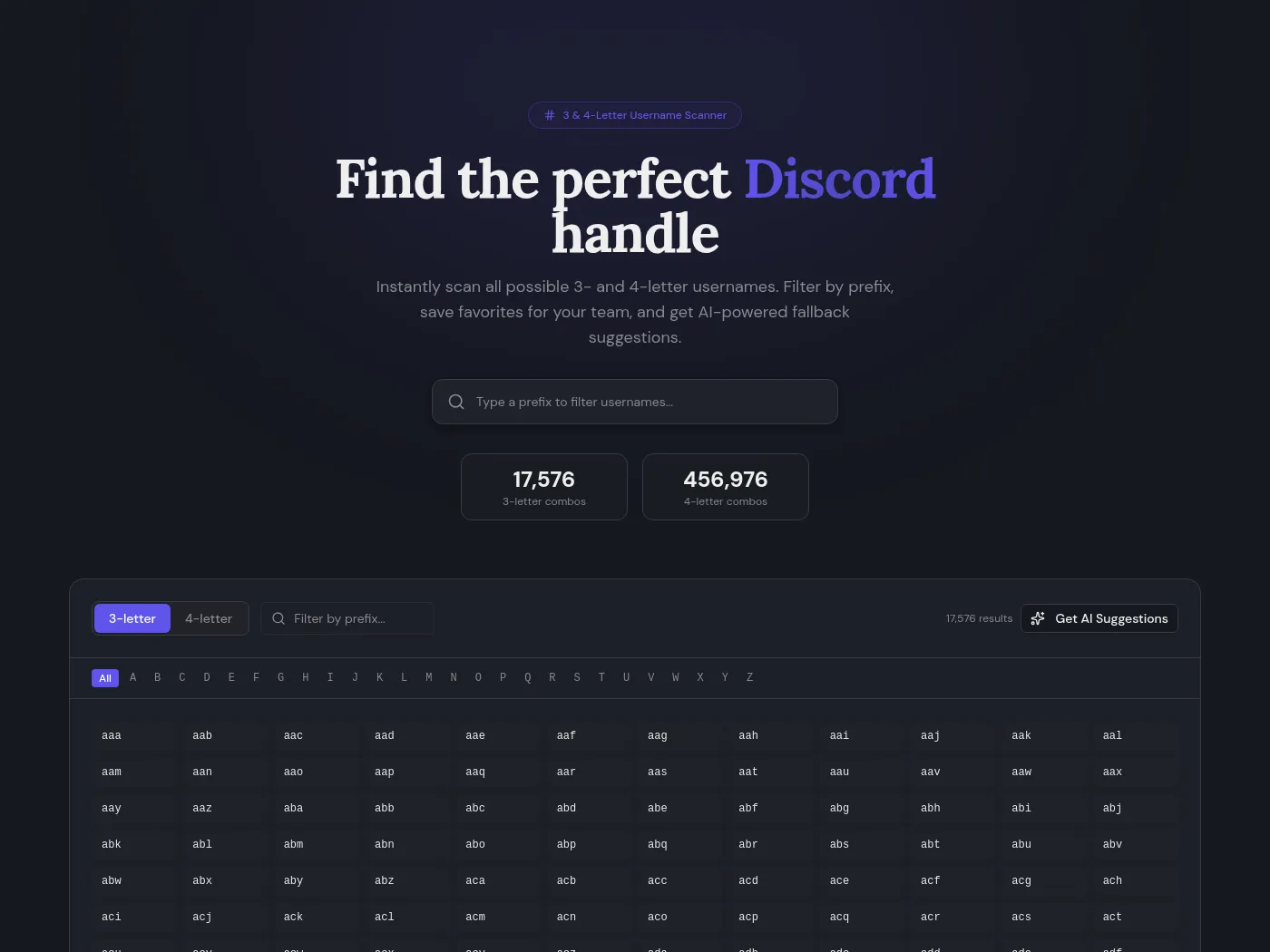 Discord Name Scanner