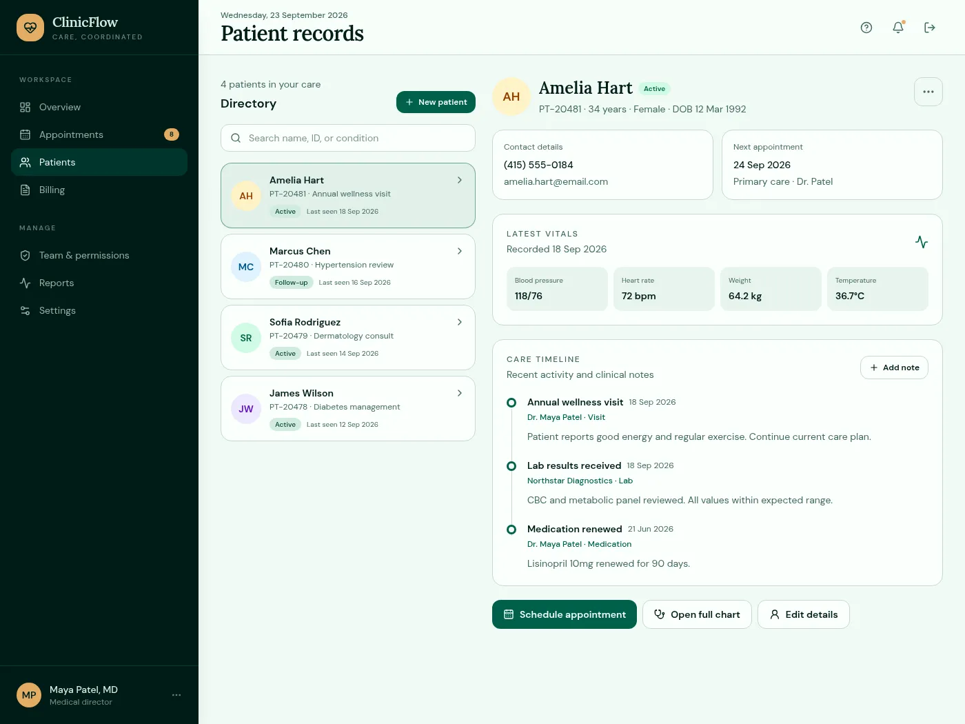 ClinicFlow Suite