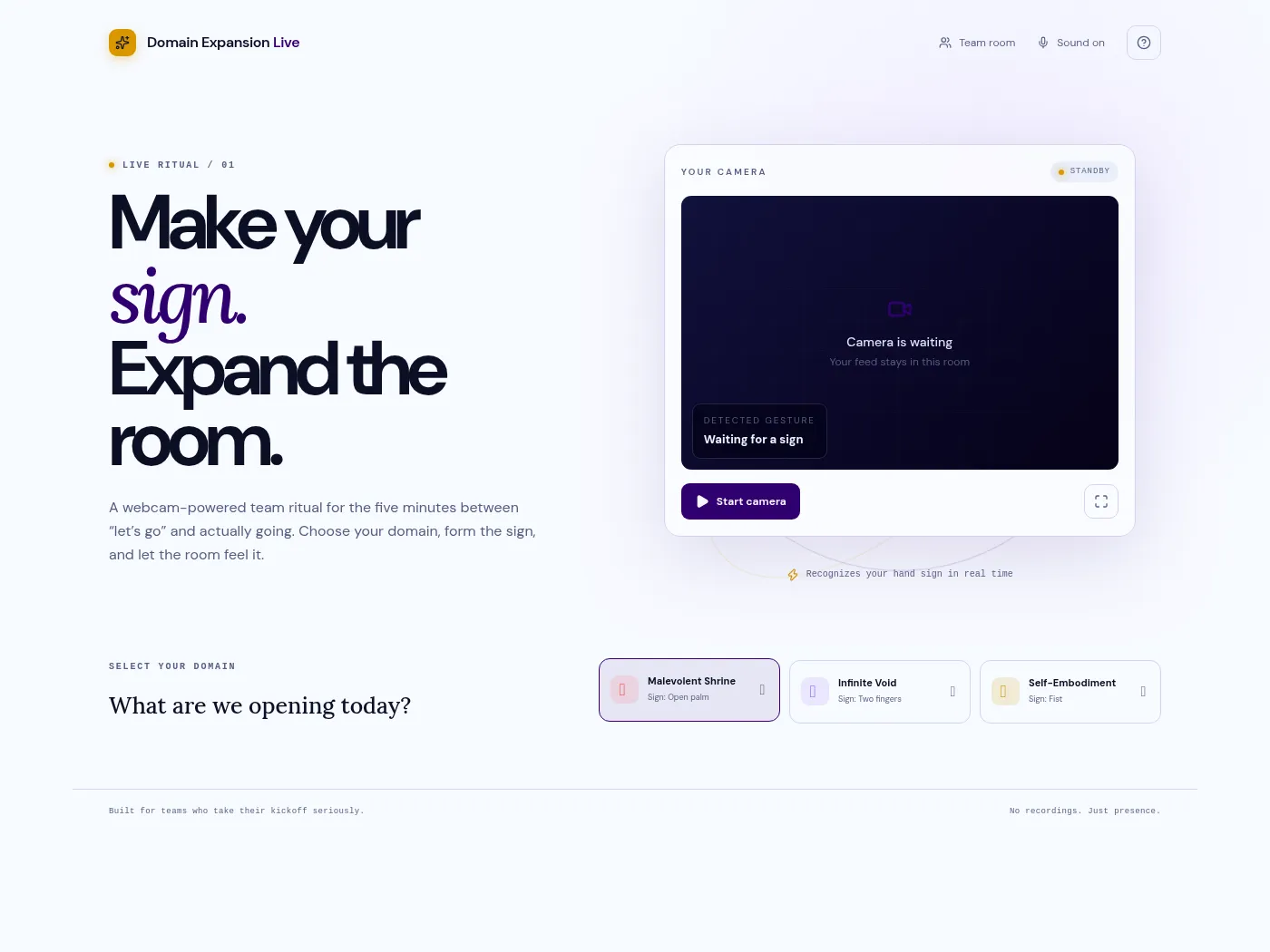 Domain Expansion Live