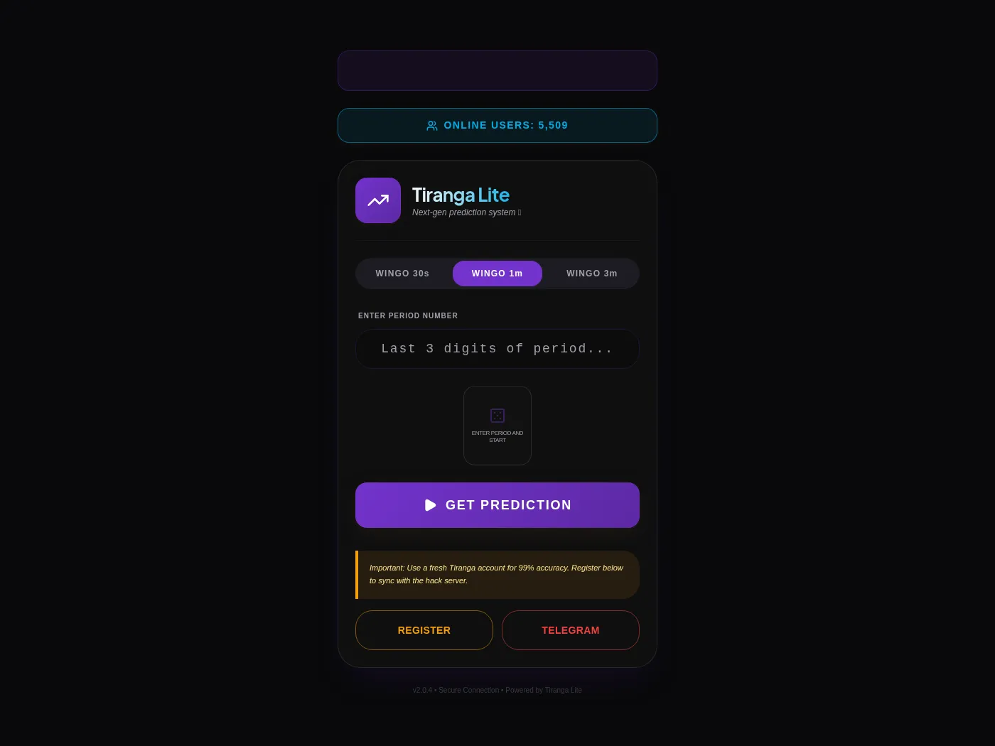 Tiranga Lite Trading Panel