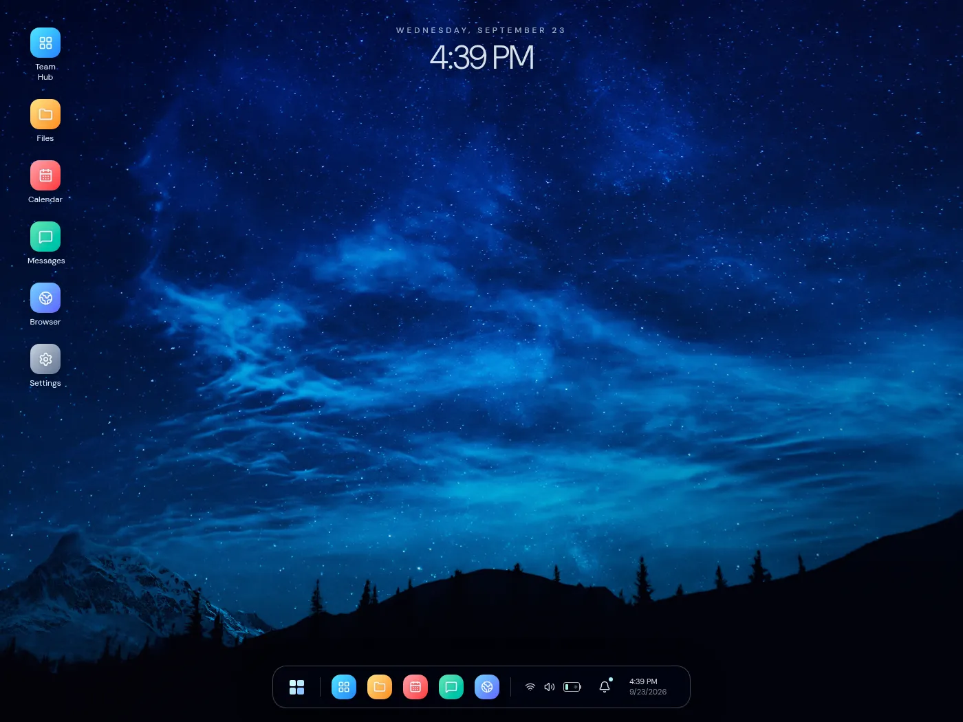 GlassOS Desktop Sim