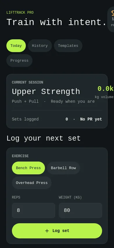 LiftTrack Pro