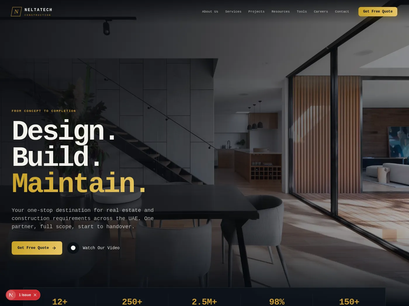 Neltatech Premium Real Estate Site