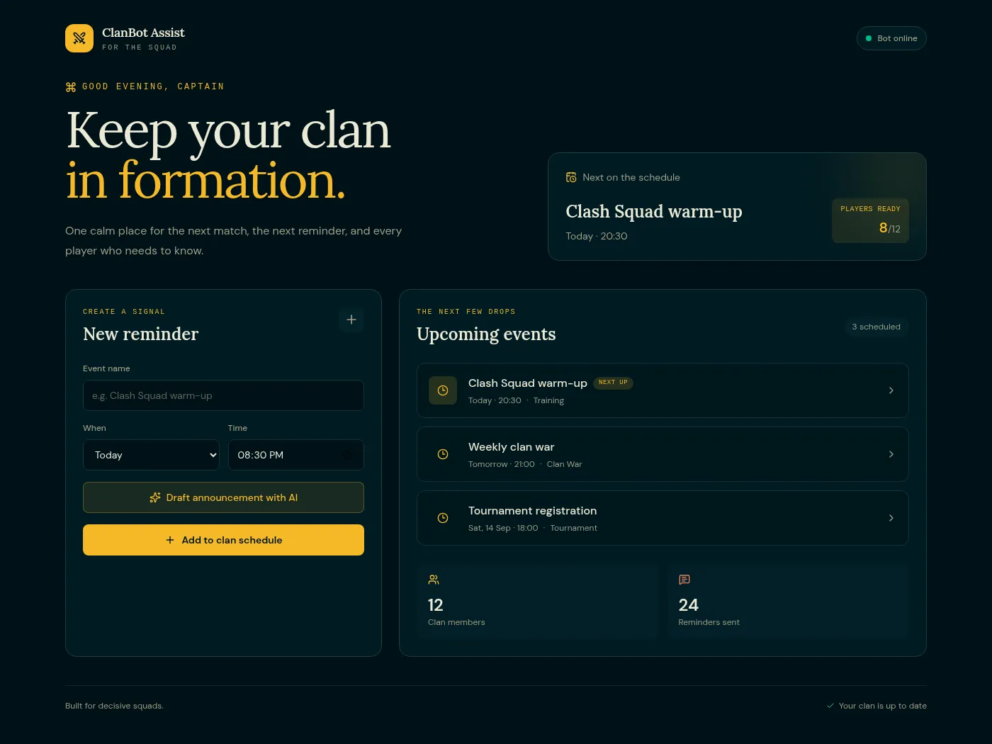 ClanBot Assist