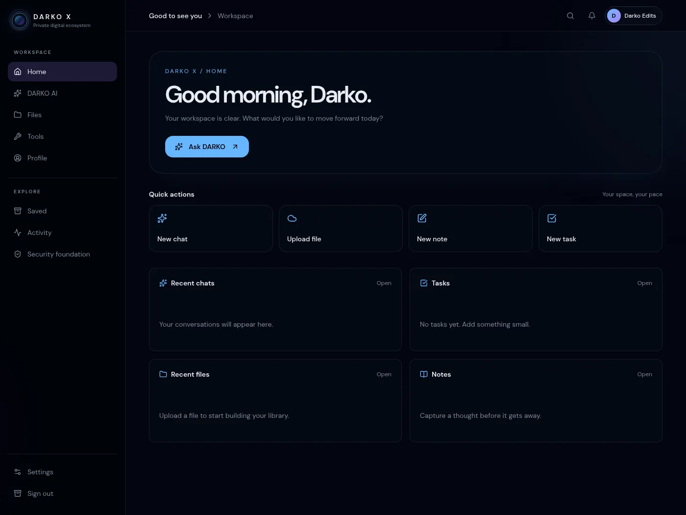 DARKO X Mobile Ecosystem