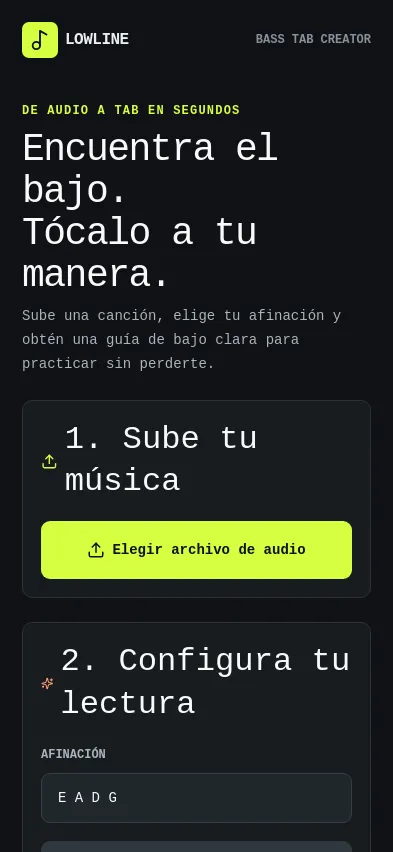 Bass Tab Creator