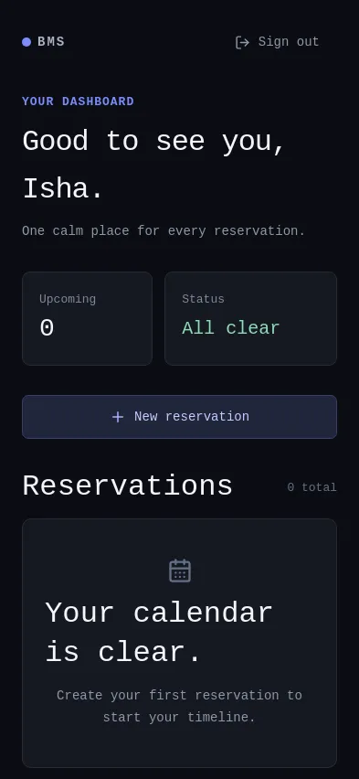 BMS Booking Mobile