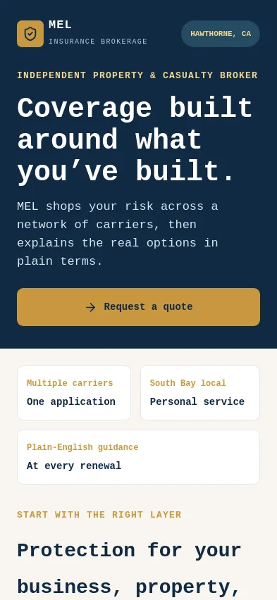 MEL Insurance Mobile